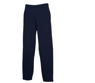 Fruit Of The Loom Classic Jog Pants Herren Jogginghose mit offenem Beinabschluss, Gr&ouml;&szlig;e:XXL, Farbe: 1x Deep Navy offen + 1 HL Kauf Notizblock