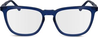 Calvin Klein lunettes de vue à monture carrée - Bleu