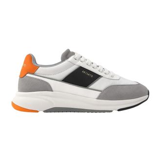 Axel Arigato Graue Sneakers mit Orangenen Details - - Shoes - Herren - Mehrfarbig - 40 EU