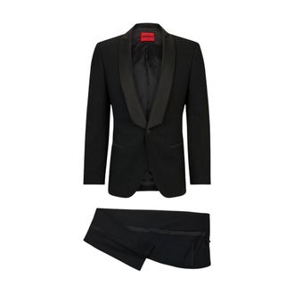 HUGO BOSS Homme, Costumes, Noir, Taille: L Costumes &agrave; un bouton