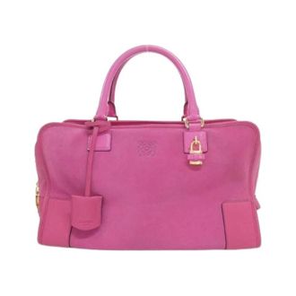 Loewe Pre-owned Amazona Leder Handtasche - - Pre-owned - Damen - Rosa - ONE SIZE