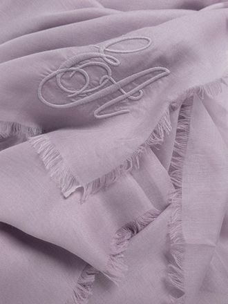 Emporio Armani Cashmere Blend Shawl - Lilac