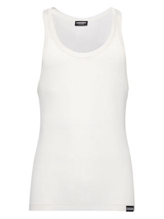 Dsquared2 Tr&auml;gershirt mit Logo-Print - Wei&szlig;