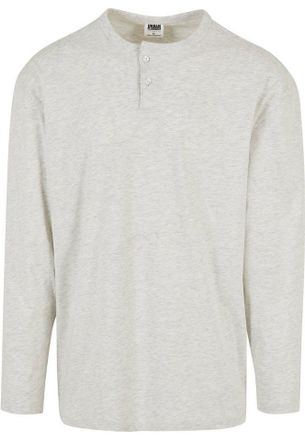 Urban Classics Longsleeve Urban Classics Herren Organic Oversized Henley Longsleeve (1-tlg)