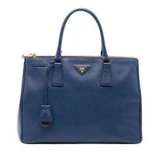 Prada Sac Cabas Saffiano Pre-owned - Femme - Pre-owned - Bleu - Taille: ONE Size