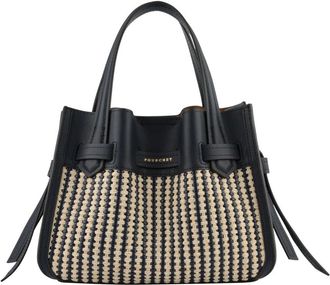 Pourchet Femme, Sacs, Bleu, Taille: ONE Size Blossom Tress&eacute; - PM marine