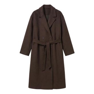Vero Moda Vero Moda - Manteau long crois&eacute; - Femme - Manteaux - Brun - Taille: 32 FR