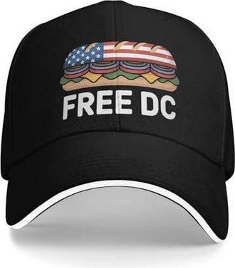 Generic Casquette Homme, Casquette de Baseball D.C. Sandwich Guy, Casquette Hip-hop r&eacute;tro, Casquette Shotback pour Adolescents Unisexes d&eacute;t&eacute;