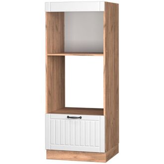 Vicco Mikrowellenschrank Fame-Line, Wei&szlig; Landhaus, 60 cm, Vicco