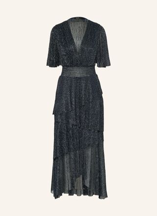 Maje Cocktailkleid Mit Glitzergarn blau