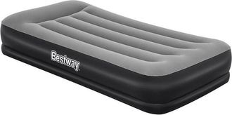 Bestway Luftmatratze Grau Schwarz mit Integrierter Pumpe