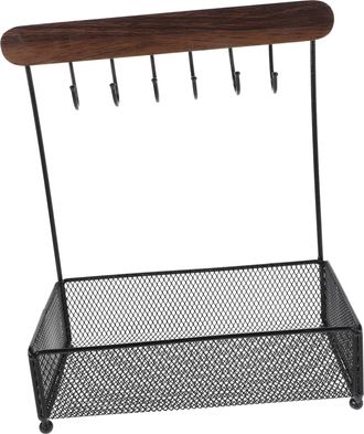 Soimiss Lagerregal stehendes Regal Desktop-Speicherregal Bücherregal-Organizer Tischregale Regale für den Schreibtisch Bilderregal Aufhängespeicher Tischschmu