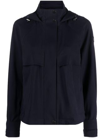Woolrich parka courte &agrave; capuche - Bleu