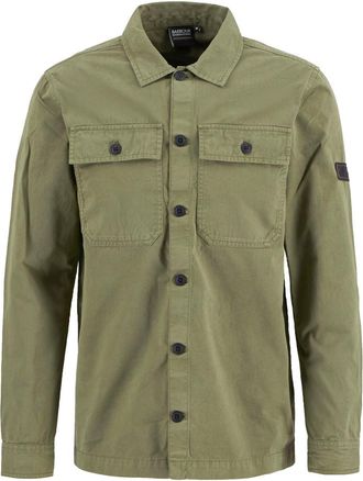 Barbour Overshirt Arlo mit Logo-Patch am Arm in