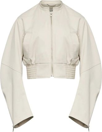 Maison Margiela veste bomber zippée à fronces - Tons neutres