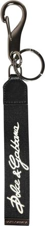 Dolce & Gabbana Homme, Accessoires, Noir, Taille: ONE Size Fabric Keyring