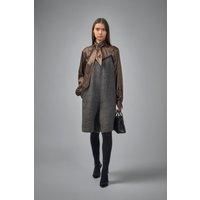 R13 Lace Trimmed Romper