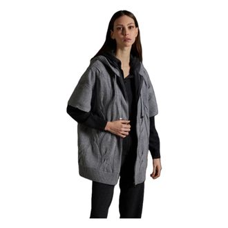 KANGRA Zipper Cardigan - - Knitwear - Damen - Grau - S
