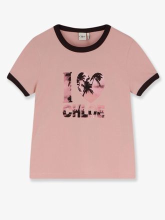 Chlo&eacute; Cotton t-shirt with print - CHLOE - gender_Woman