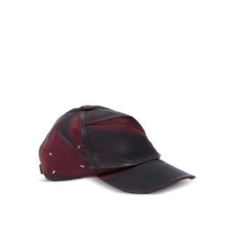 Maison Margiela Homme, Accessoires, Rouge, Taille: ONE Size Curved Visor Cap