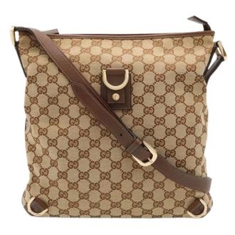 Gucci Sac bandouli&egrave;re GG Canvas Pre-owned - Femme - Pre-owned - Beige - Taille: ONE Size