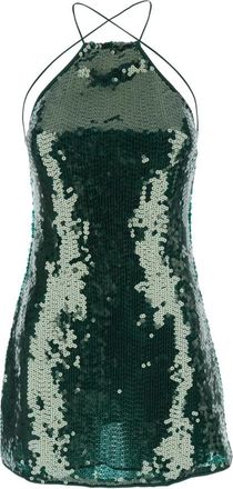 Os&eacute;ree Femme, Robes, Vert, Taille: 38 FR Marylin Mini Dress