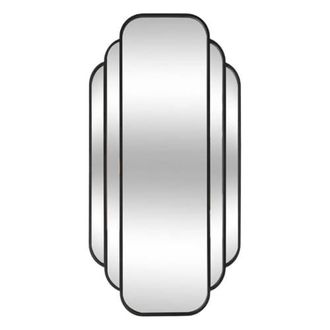 Atmosphera Atmosphera - Miroir Mural benedita Noir 100x50cm