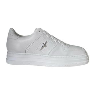 Cesare Paciotti Wei&szlig;e Low-Top-Sneaker - - Shoes - Herren - Wei&szlig; - 44 EU