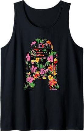 Star Wars Tropical R2-D2 Floral Print Débardeur
