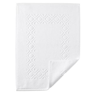 Egeria Denver White Badevorleger Badteppich 50x70cm 100% Baumwolle