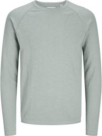 Jack & Jones JJEBREEZE Knit Crew Neck SN, Iceberg Green, XXL