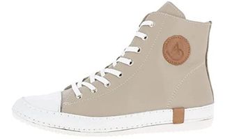 Andrea Conti Bottes en Cuir Femmes 0025902, Pointure:39 EU, La Couleur:Gris