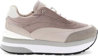 Caf&egrave;noir Chaussures De Course en Velours Et Cuir, pour Femme, Couleur Gris, Taille 39