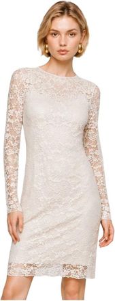 Kocca Femme, Robes, Gris, Taille: 36 FR Robe en dentelle florale