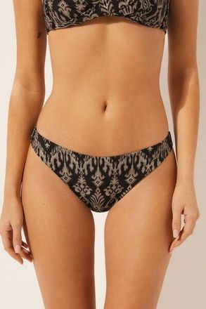 Calzedonia Bikinihose Golden Ethnic Braun