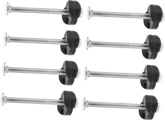 Pretyzoom 8 Sätze Trampolin Schrauben Verzinkter Stahl Befestigungsschrauben Trampolin Ersatzteile Robust Vielseitig für Kindersicherheitsnetz und Gängige Tramp