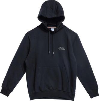 Paul Smith Homme, Sweatshirts et sweats &agrave; capuche, Noir, Taille: S Felpa Cappuccio Logo