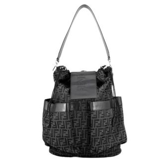 Fendi Pre-owned Sac &agrave; dos en cuir - Femme - Pre-owned - Noir - Taille: ONE Size