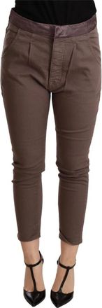 Cycle Femme, Pantalons, Brun, Taille: W27 Pantalon Skinny Court Marron