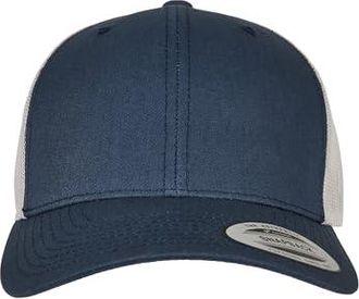 Flexfit Casquette de Baseball Unisexe, Opaque, Bleu Marine/Gris, Taille Unique