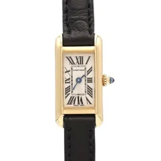 Cartier Pre-owned Tank Allong&eacute;e Or Jaune Quartz - Femme - Pre-owned - Jaune - Taille: ONE Size