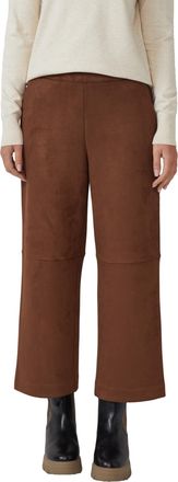 s.Oliver Culotte in Velourleder-Optik