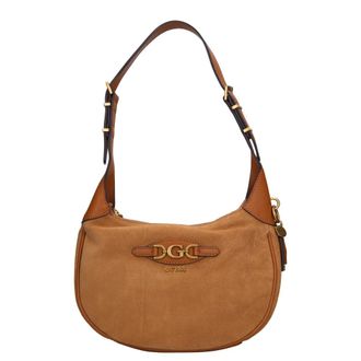 Guess Malva Suede Schultertasche - - Bags - Damen - Braun - ONE SIZE