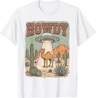 Image UFO Howdy Desert Camel T-Shirt