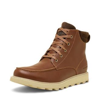 Sorel Homme Madson II MOC Toe WP Botte Tendance, Velvet Tan, Tobacco, 45 EU