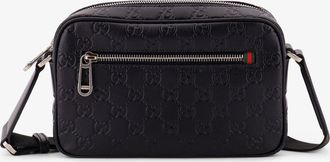 Gucci GG Emblem leather crossbody bag - GUCCI - gender_Man