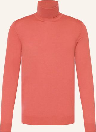 Paul Paul Rollkragenpullover Aus Merinowolle orange