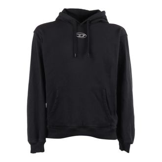 Diesel S-Norm-Hood-Iod Hoodie - - Sweatshirts & Hoodies - Herren - Schwarzk - L