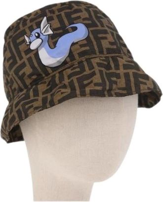Fendi Pre-owned Chapeau en toile Zucca - Femme - Pre-owned - Brun - Taille: ONE Size