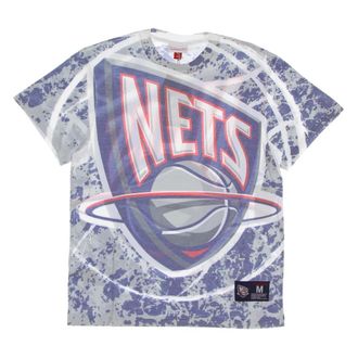 Mitchell & Ness NBA Jumbotron Tee Hardwood Classics Grau - - Tops - Herren - Mehrfarbig - XL